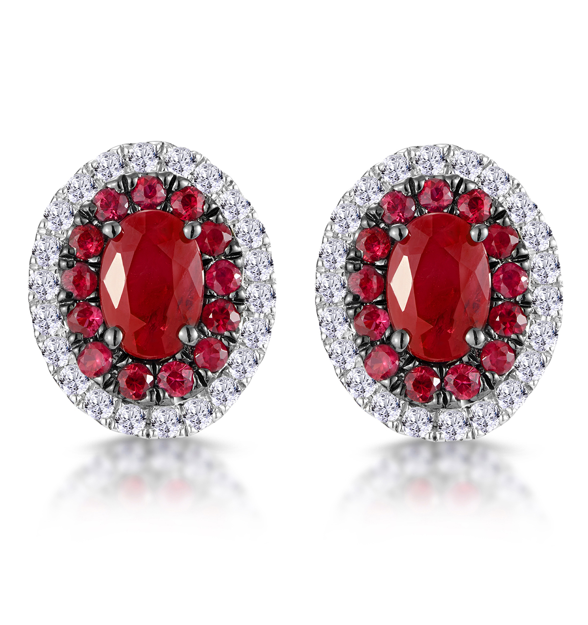 Ruby Earrings | The Diamond Store