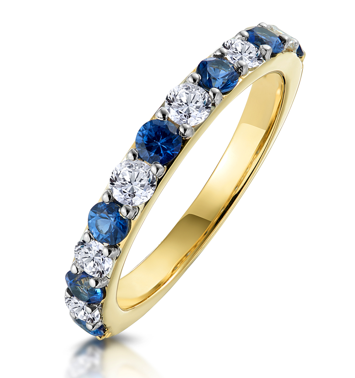 Sapphire Eternity Rings | The Diamond Store