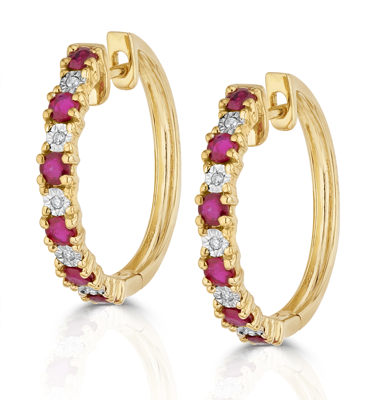 Ruby Earrings | The Diamond Store