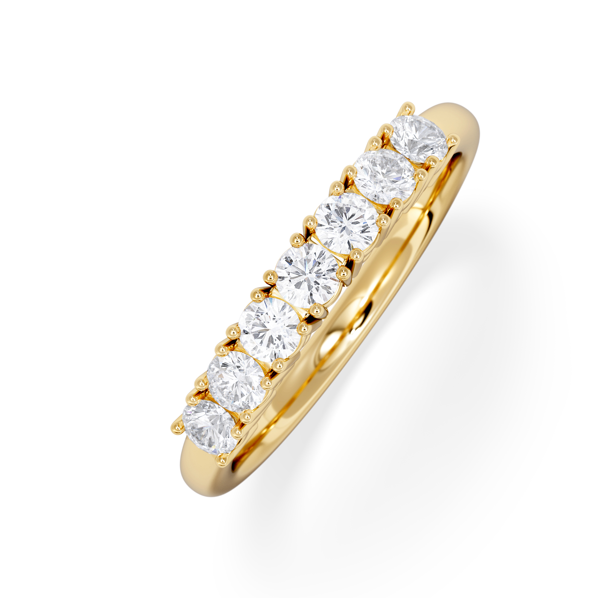 Chloe 18K Gold 7 Stone Diamond Eternity Ring 0.75CT PK