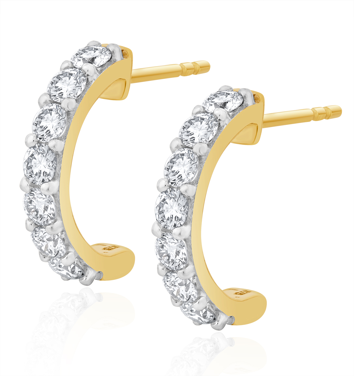 Diamond Hoop Earrings | The Diamond Store Diamond Hoop Earrings | The Diamond Store